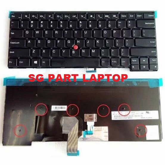 Jual Keyboard Laptop Lenovo ThinkPad T431S E431 E440 L450 L460 T460 L440 | Shopee Indonesia