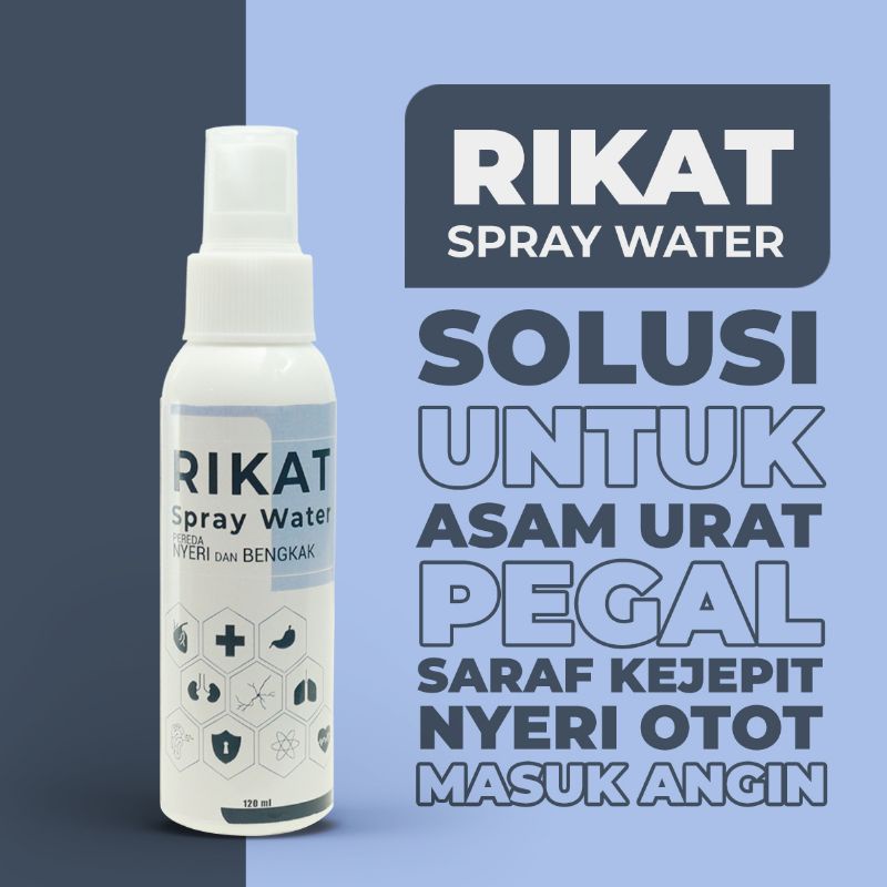 Jual Rikat Spray Kesehatan untuk Nyeri, Pegal, Syaraf Kejepit, Gatal ...