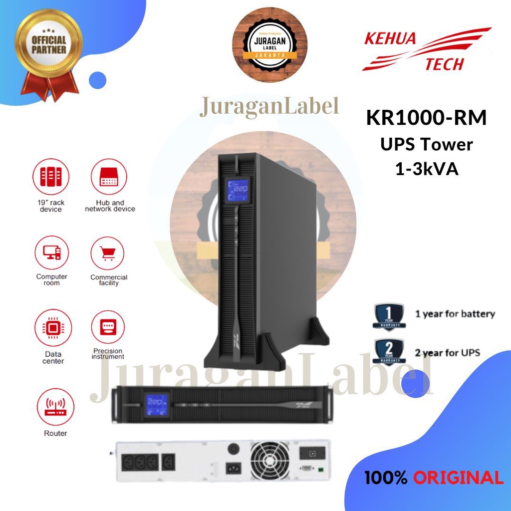 Jual KEHUA TECH UPS Tower KR1000-RM Rack Mounted Garansi Resmi | Shopee Indonesia