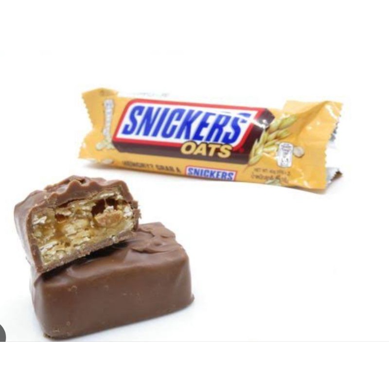 Jual SNICKERS MARS CRUNCHIE SNICKERS OAT COKLAT BAR | Shopee Indonesia