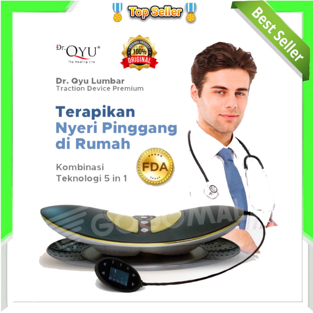 Jual Dr Qyu Lumbar Traction Device Premium Terapi Nyeri Pinggang