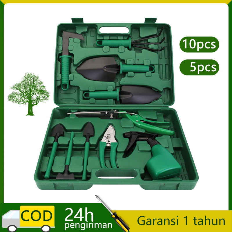 Jual Alat Berkebun Kebun Taman Tanaman Sekop Set Garden Tool 10 pcs ...