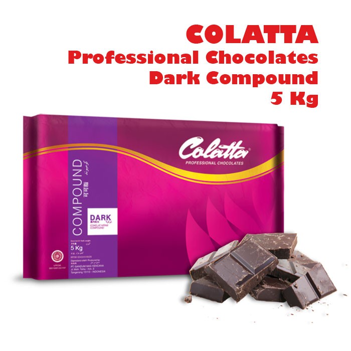 Jual COLATTA Dark Compound 5 Kg / Cokelat Compound Batang 5kg | Shopee ...