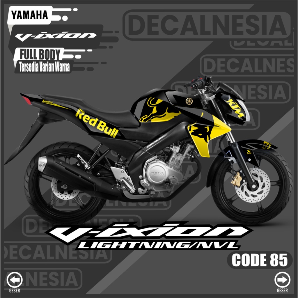 Jual Decalnesia Stiker Decal Vixion Lightning NVL Full Body Sticker ...