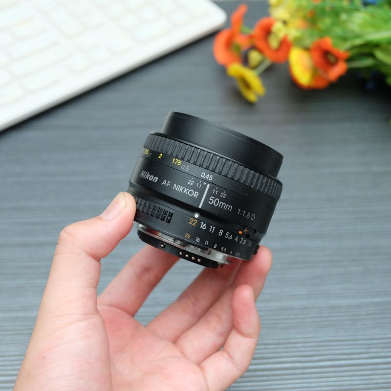 Jual Lensa Fix AF Nikkor 50mm Nikon F1.8 For Kamera DSLR -Vms | Shopee ...