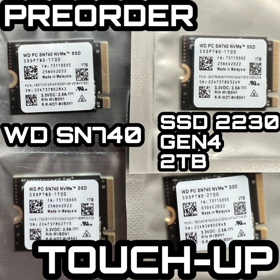 Jual WESTERN DIGITAL WD SN740 M.2 2230 NVME PCIE 2TB UPGRADE STEAM DECK ...