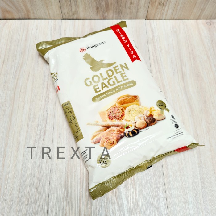 Jual [Karton] Tepung Terigu Roti Mie Golden Eagle - 1KG [EKSPEDISI ...