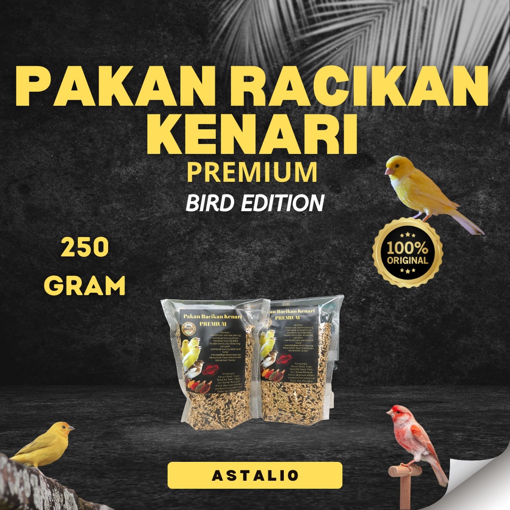 Jual Pakan Kenari - Pakan Racikan Premium (150g & 250g) | Shopee Indonesia