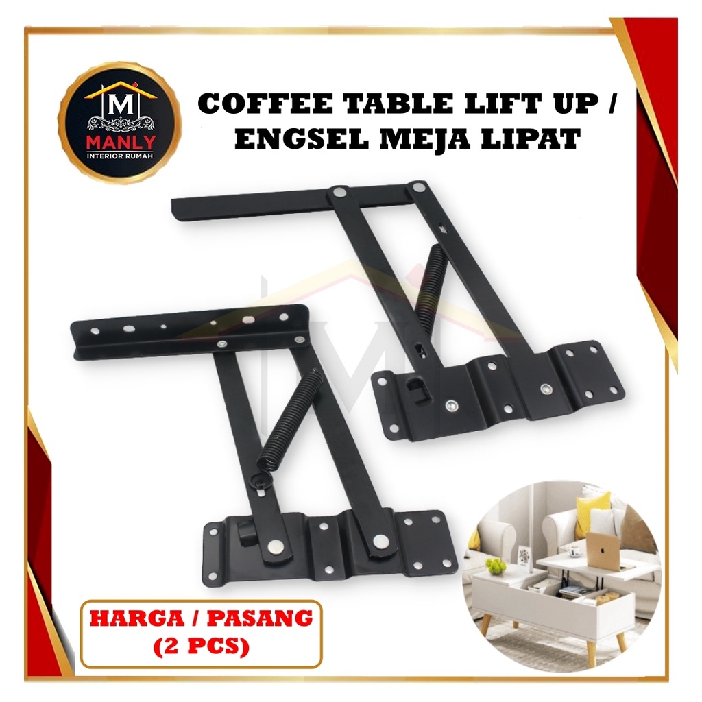 Jual Engsel Hidrolik Extention Meja Lipat Lift Up & Down Coffee Table ...