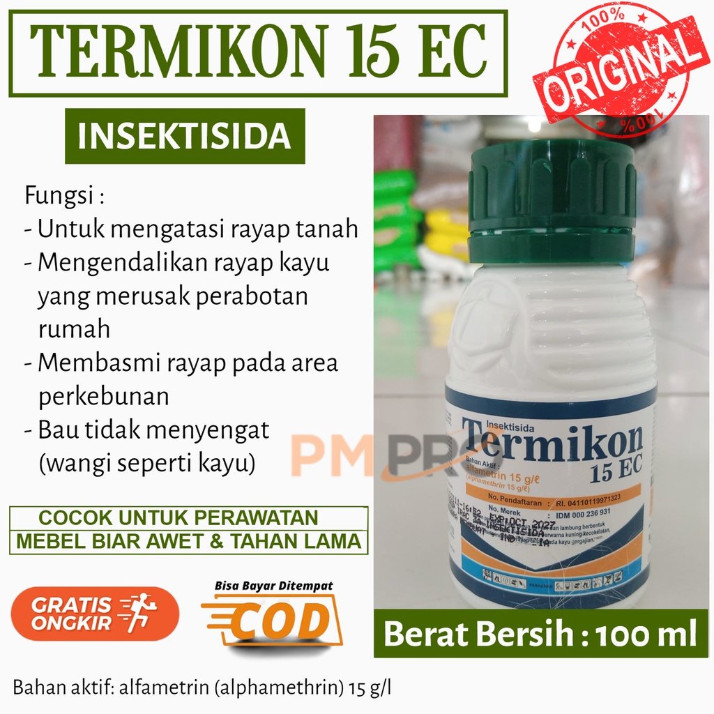 Jual Insektisida Termikon 15 Ec 100 Ml Inteksida Obat Racun Pembasmi ...