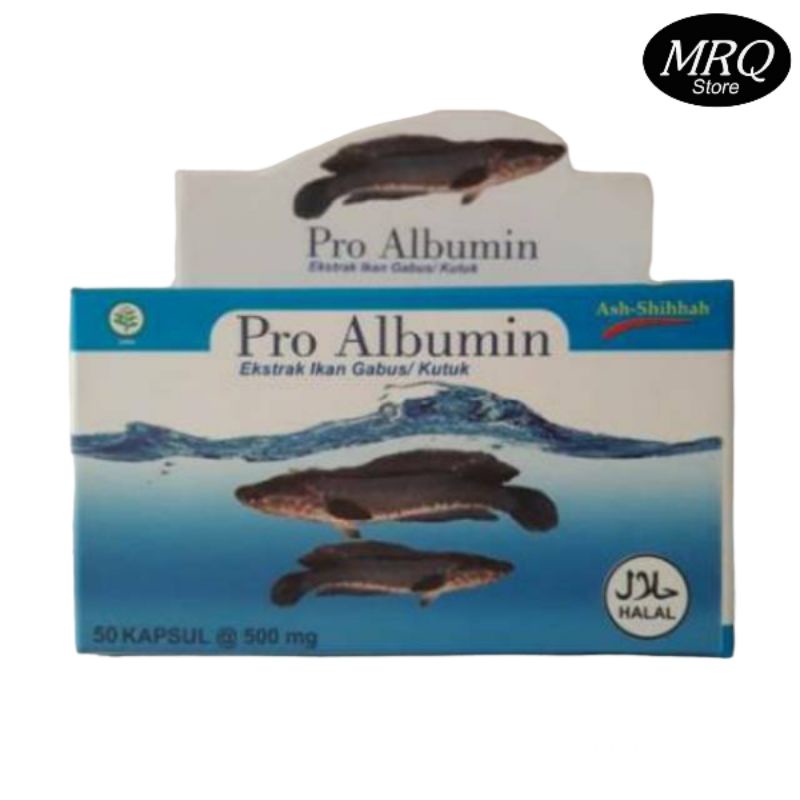 Jual Pro Albumin Ekstrak Ikan Gabus 50 Kapsul | Shopee Indonesia
