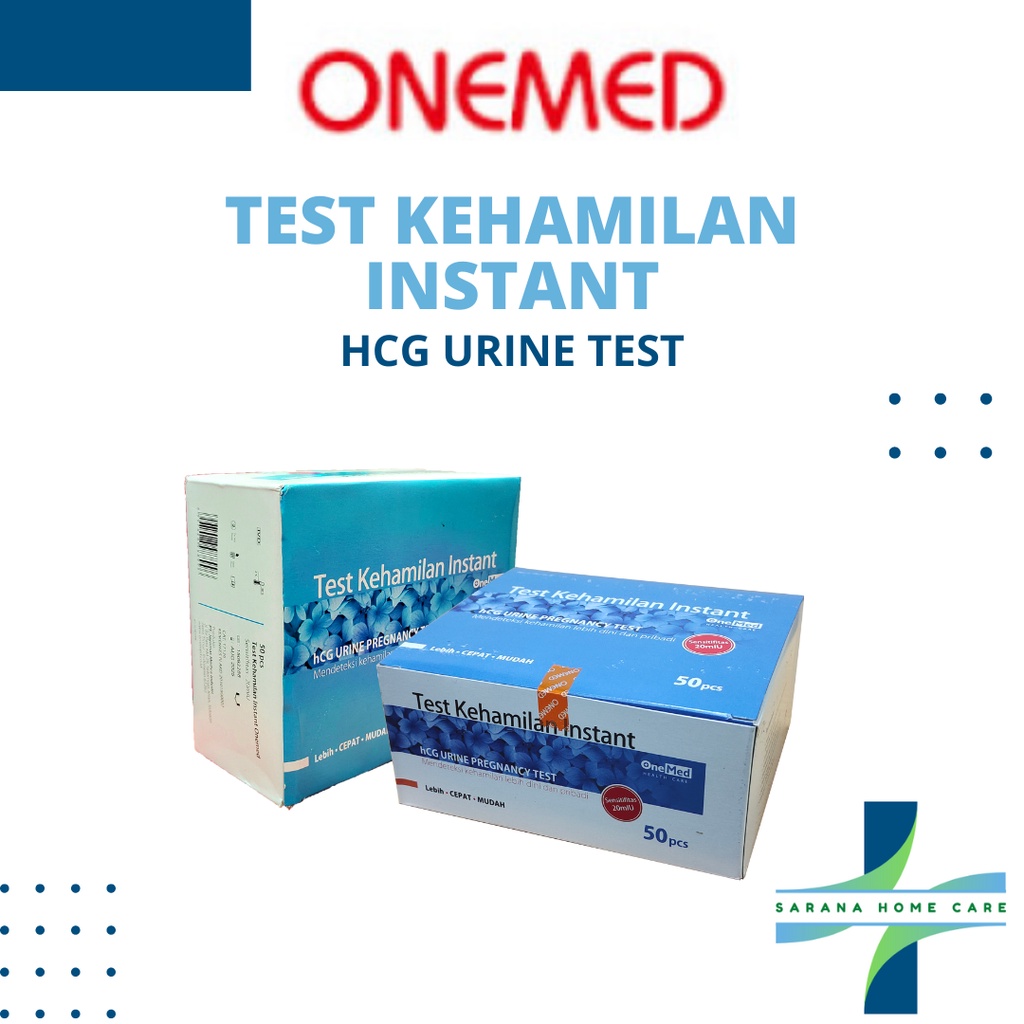 Jual ONEMED Test Kehamilan Instant/ test pack/ hCG Urine test ...
