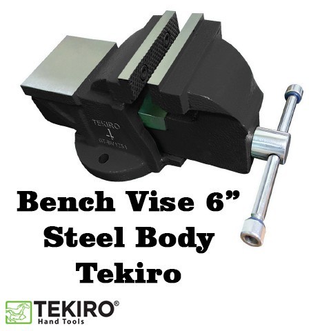 Jual TEKIRO Bench Vise Steel / Catok Meja / Ragum 6" 6in 6 in 6 inch ...
