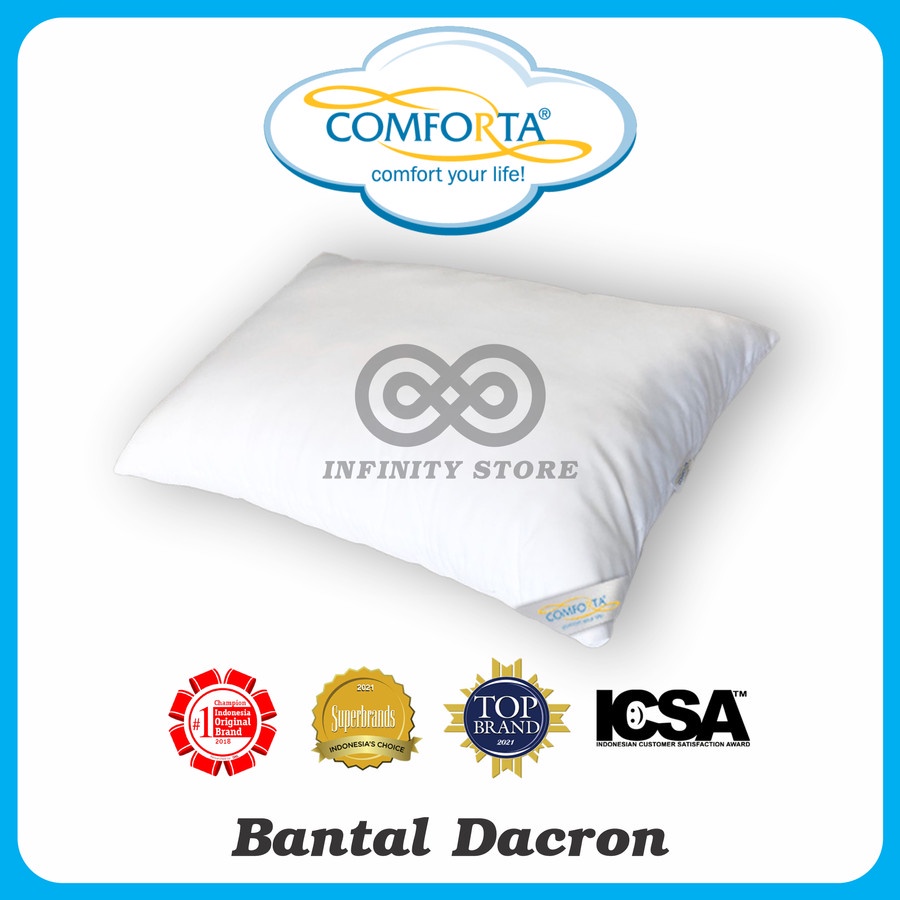 Jual Bantal Dacron Original Brand Comforta 45x65 Standar Rumahan ...
