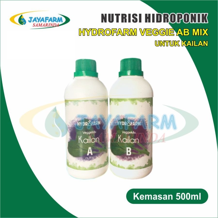 Jual Pupuk Nutrisi Hidroponik AB Mix Veggiemix Hydrofarm Kailan 500 ML | Shopee Indonesia