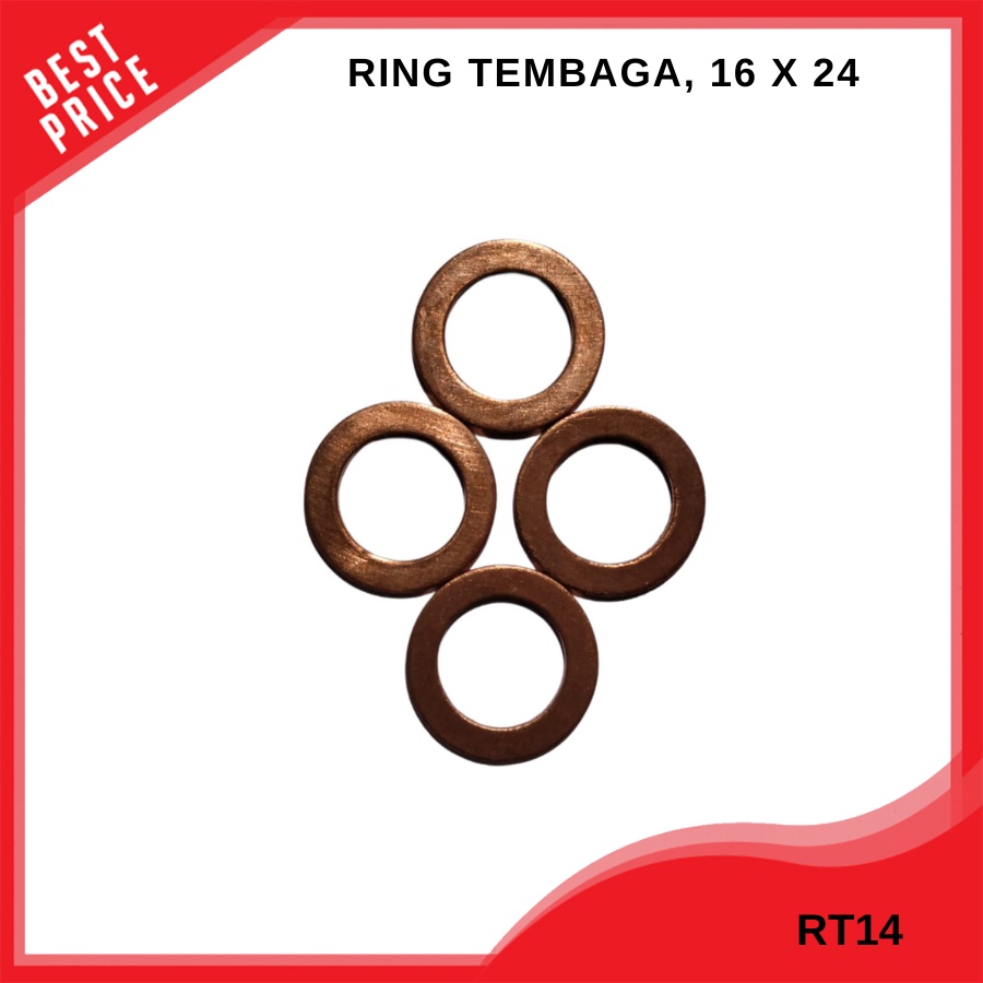 Jual Ring Tembaga Universal Tebal 1 mm 16 x 24 mm Ring Bulat Tembaga ...