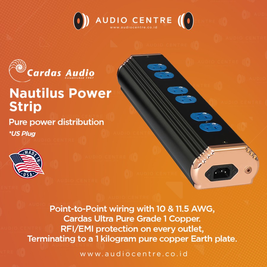 Jual Cardas Audio Nautilus Power US Plug made in usa | Shopee Indonesia