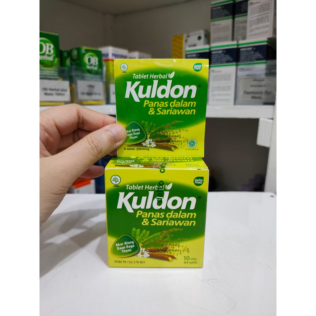 Jual Kuldon Strip Isi 4 Tablet Obat Original | Shopee Indonesia