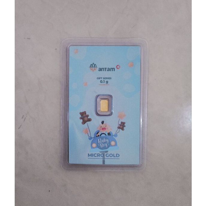 Jual Logam Mulia Micro Gold Antam Hartadinata 0.1 Gram Series Baby Born ...