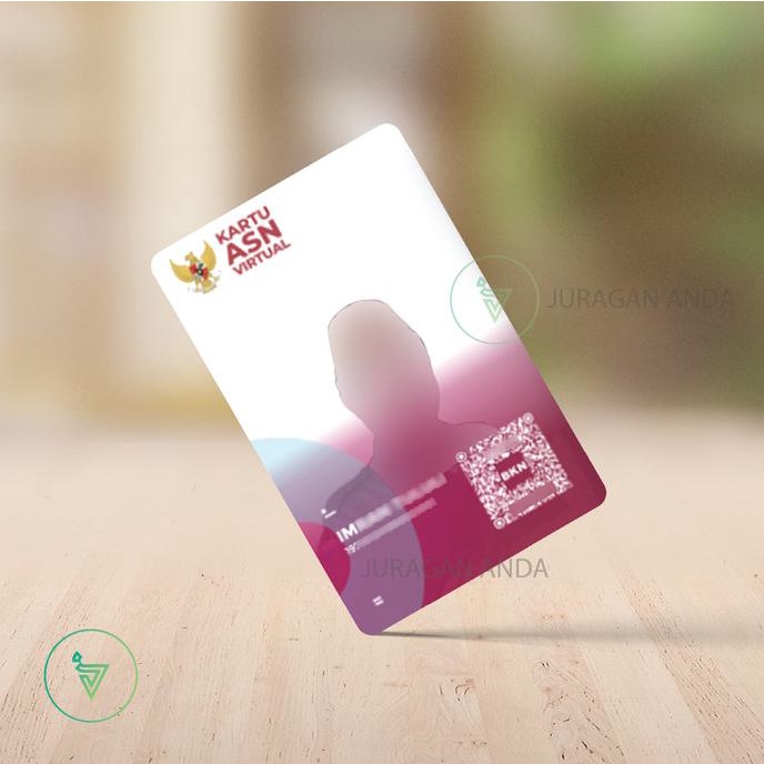 Jual Etoll Custom Kartu Id Card Asn Virtual Qr Code Dijamin Mudah ...