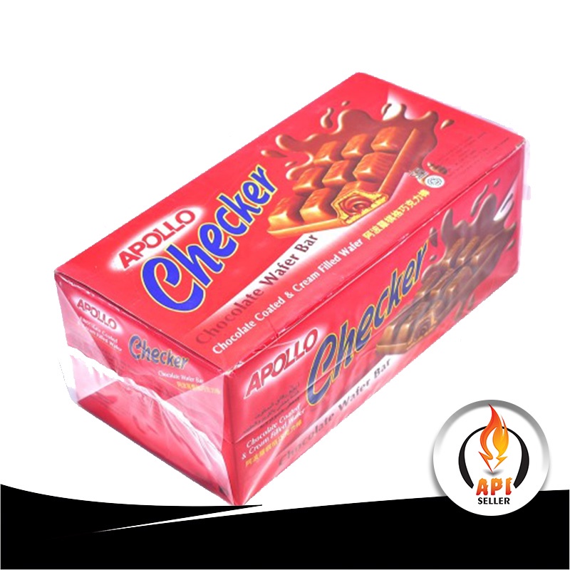 Jual APOLLO CHECKER WAFER BAR 720g | Shopee Indonesia