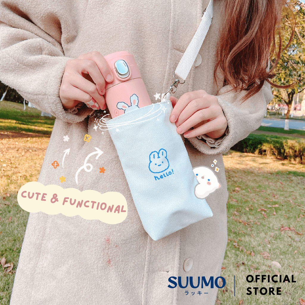 Jual Suumo Tas Tumbler Slingbag Kanvas Penyimpanan Botol Minum ...