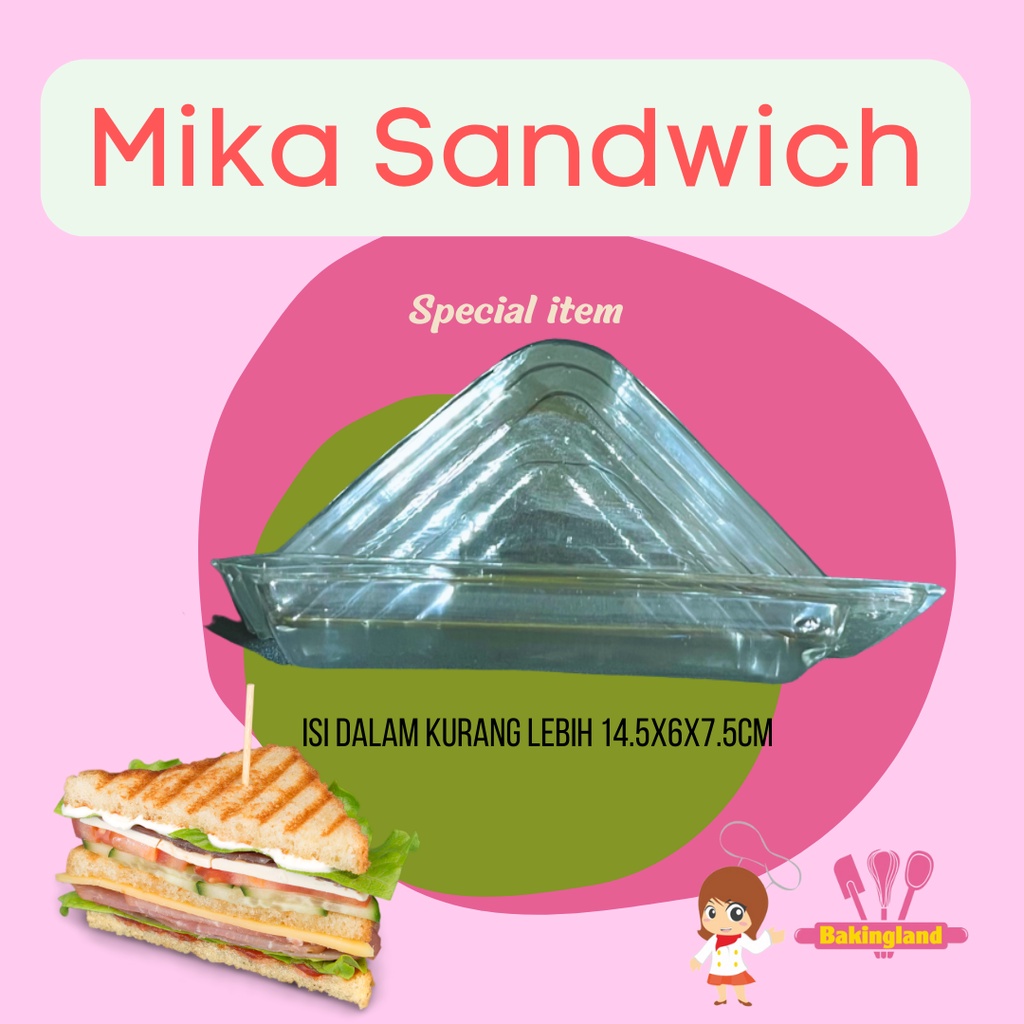 Jual mika sandwich tempat roti sandwiches roti tawar | Shopee Indonesia