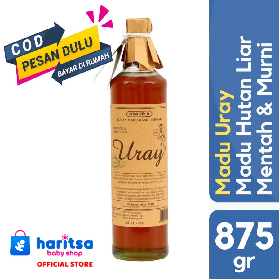 Jual Madu Uray Raw Honey 875 Gr 875 Ml Madu Murni Sehat Madu Hutan Madu Asli Madu Uray Raw