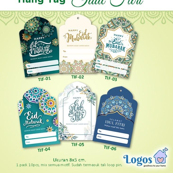 Jual trx3u8Ti Hang Tag Ucapan Selamat Hari Raya Idul Fitri Lebaran ...