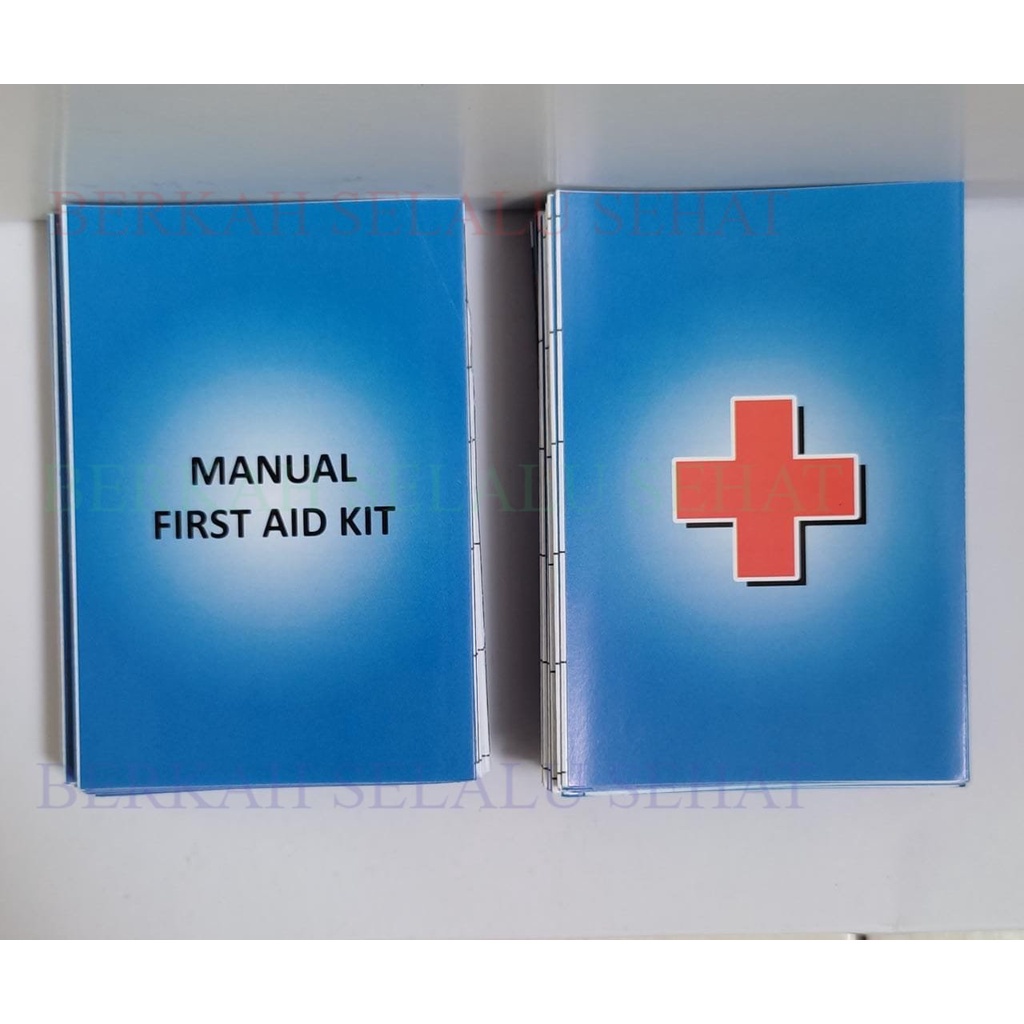 Jual Buku Daftar isi/ Buku List Manual First Aid Kit Biru isi P3k | Shopee Indonesia
