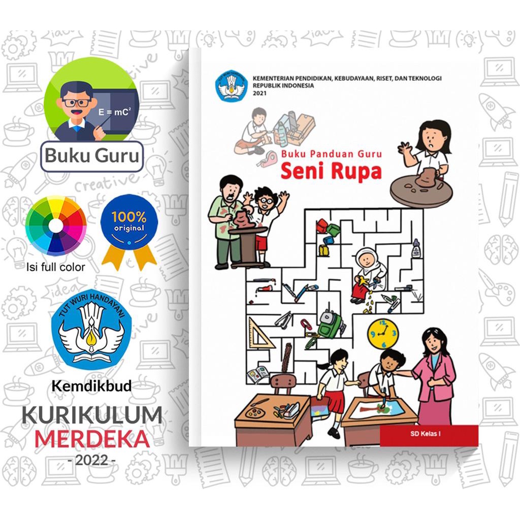 Jual Buku Panduan Guru Seni Rupa SD Kelas 1 K-Merdeka | Shopee Indonesia