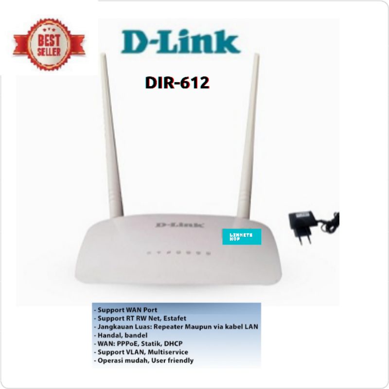 Jual D-Link Dir-612 N300 Wireless Router ( PUTIH ) | Shopee Indonesia