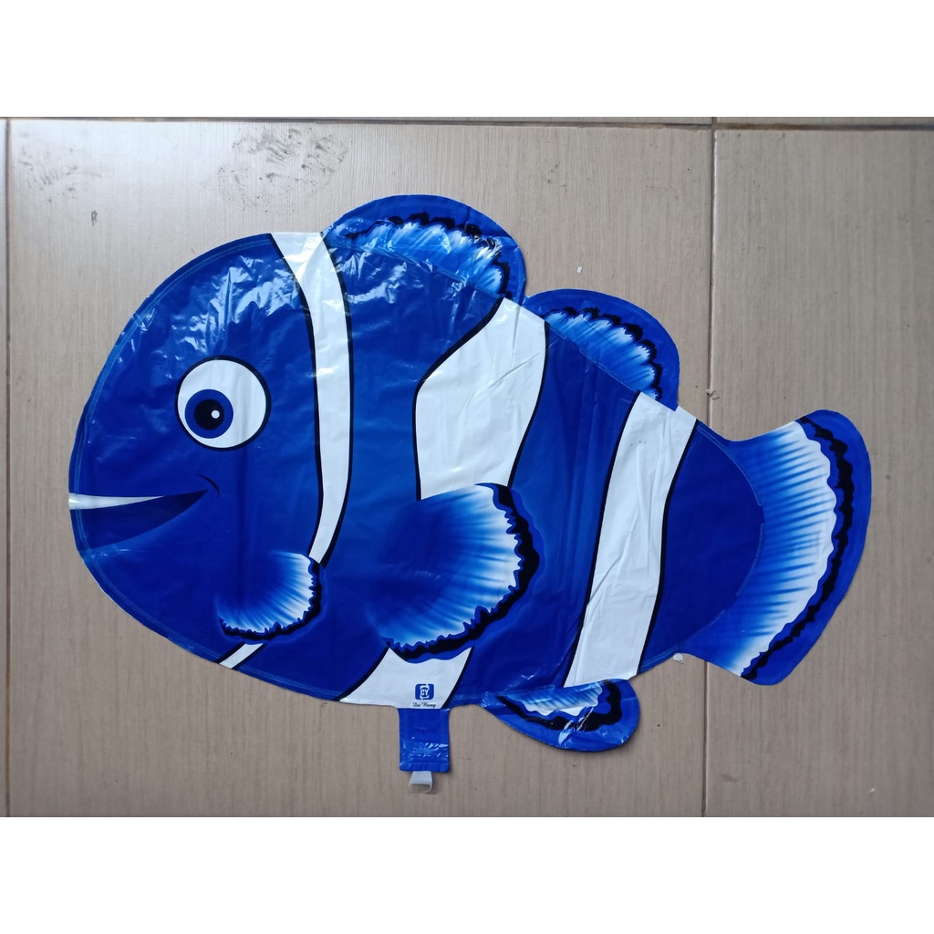 Jual 1pack NEMO BIRU (BALON GAS/FOIL/TERBANG/KARAKTER ) | Shopee Indonesia
