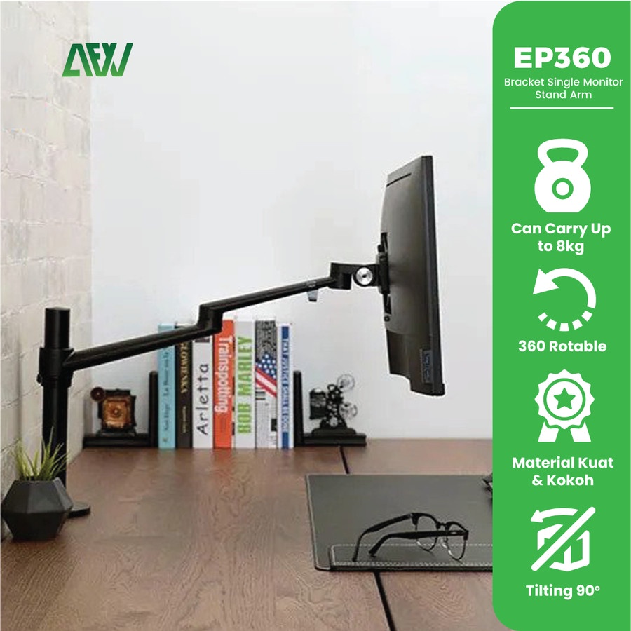 Jual All For Work Bracket Monitor EP360 Bracket Single Arm Monitor ...