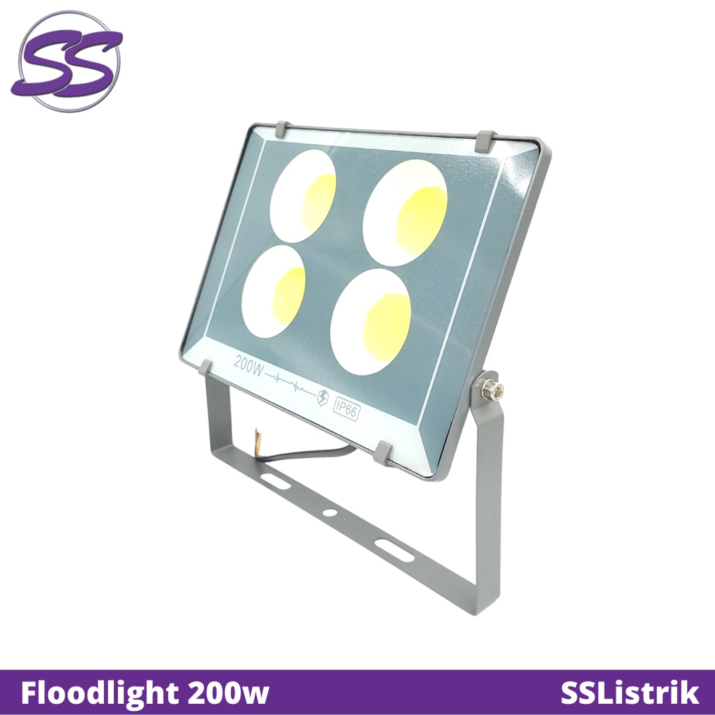Jual LED SOROT 200W FLOOD LIGHT LAMPU TEMBAK 200 W WATT OUTDOOR COB | Shopee Indonesia