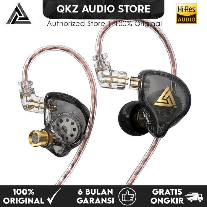 Jual QKZ AK6 Plus In Ear Monitor Gaming Super Bass Earphone Headset ...