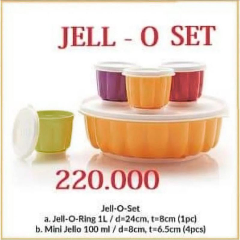 Jual Tupperware Jello Set. Cetakan Puding/ Agar-agar | Shopee Indonesia