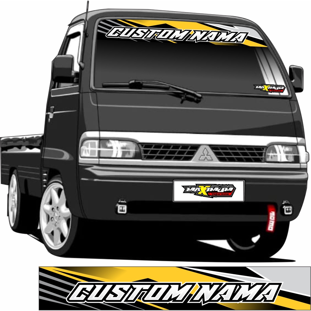 Jual Sticker Pintu Belakang Mobil Pick Up All Type / L300 / Carry SS ...