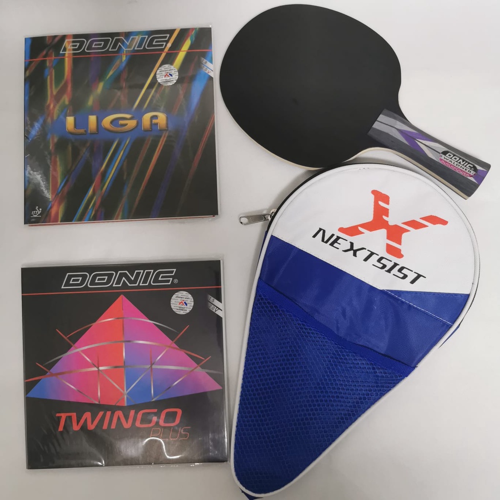 Jual Donic Bat Tenis Meja Black Power Kombinasi Karet Donic Set | Shopee Indonesia