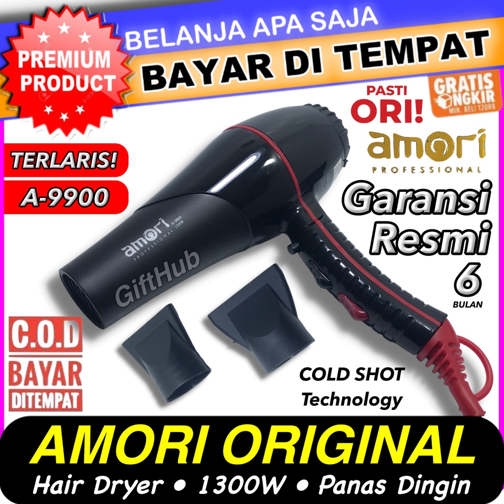 Jual Amori HairDryer A-9900 Original Pengering Rambut Professional Blow ...