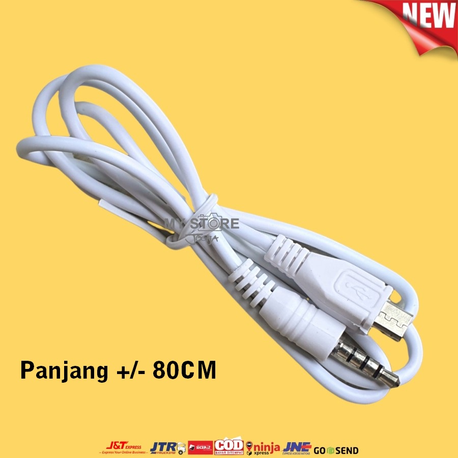 Jual kabel soundcard v8 Sound Card Live Cable Micro USB to Aux jack 3.5 ...