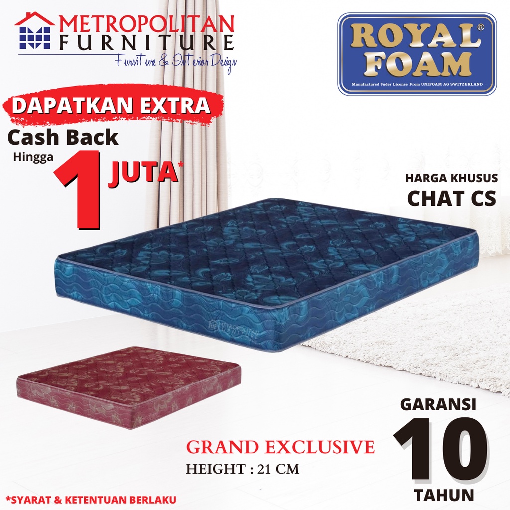 Jual Kasur Busa Royal Foam Grand Exclusive | Shopee Indonesia