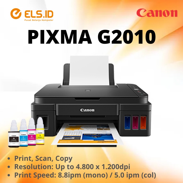 Jual Printer Canon Pixma G2010 Print Scan Copy (Not For Mac) | Shopee Indonesia