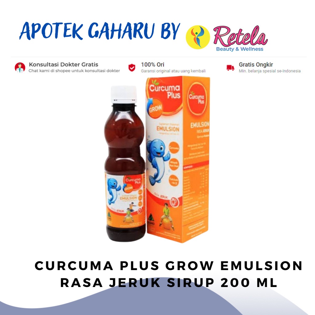 Jual CURCUMA PLUS EMULSION 200ML | Shopee Indonesia
