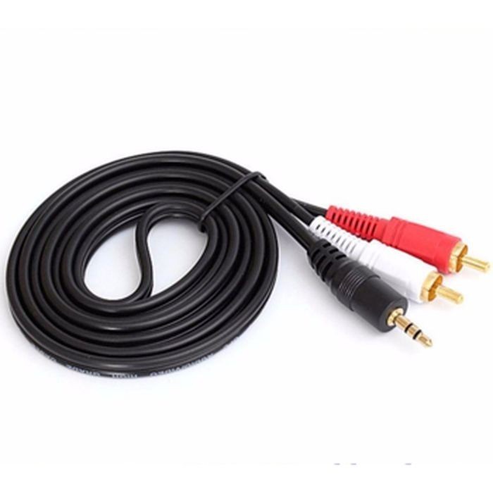 Jual Kabel audio Jack Aux 1 x 2 1.5 meter | Shopee Indonesia