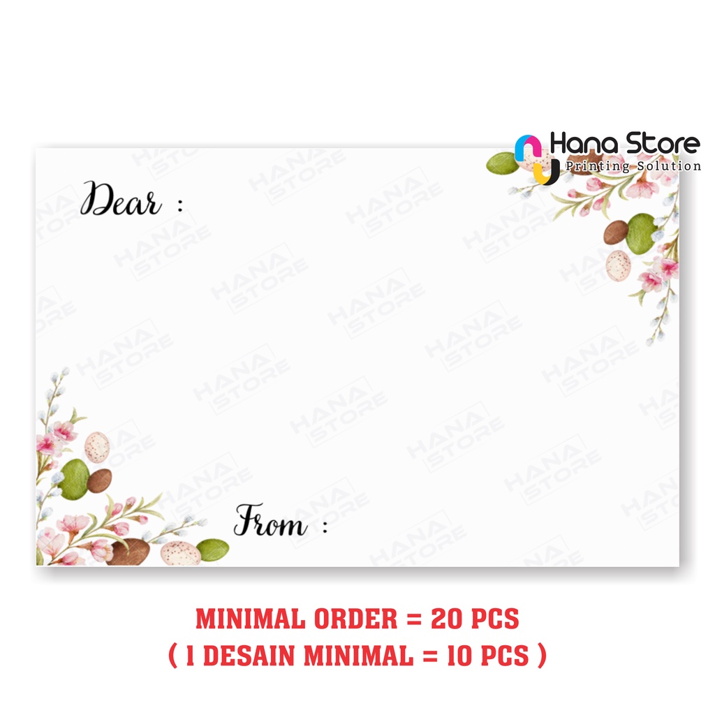 Jual Greeting Card AESTHETIC Polos - Gift Card - Kartu Ucapan ...