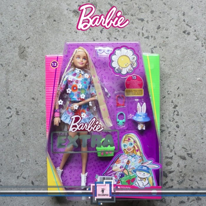 Jual Produk Terbaru Barbie Extra Doll And Pet 12 Floral Fashion Made To ...