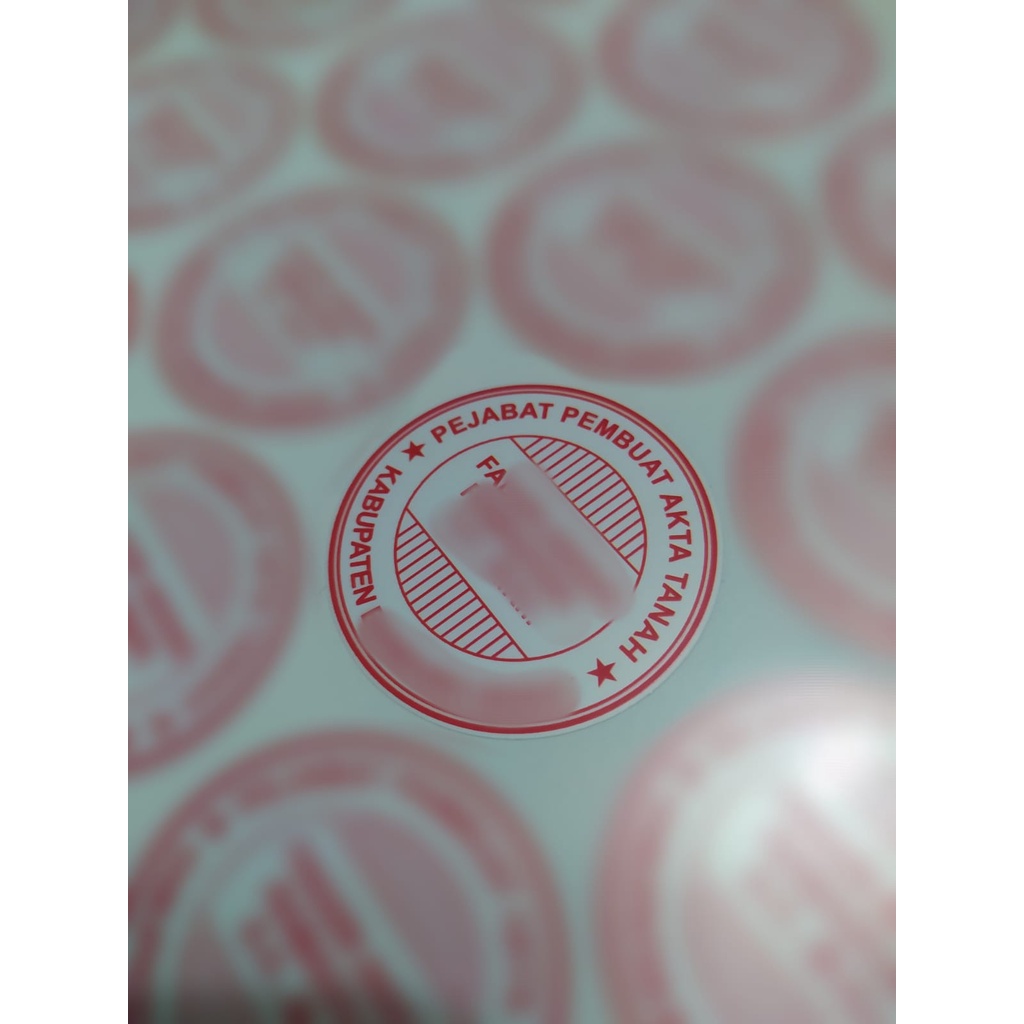 Jual Stiker/ Sticker Cutting Segel Akta Notaris & PPAT | Shopee Indonesia