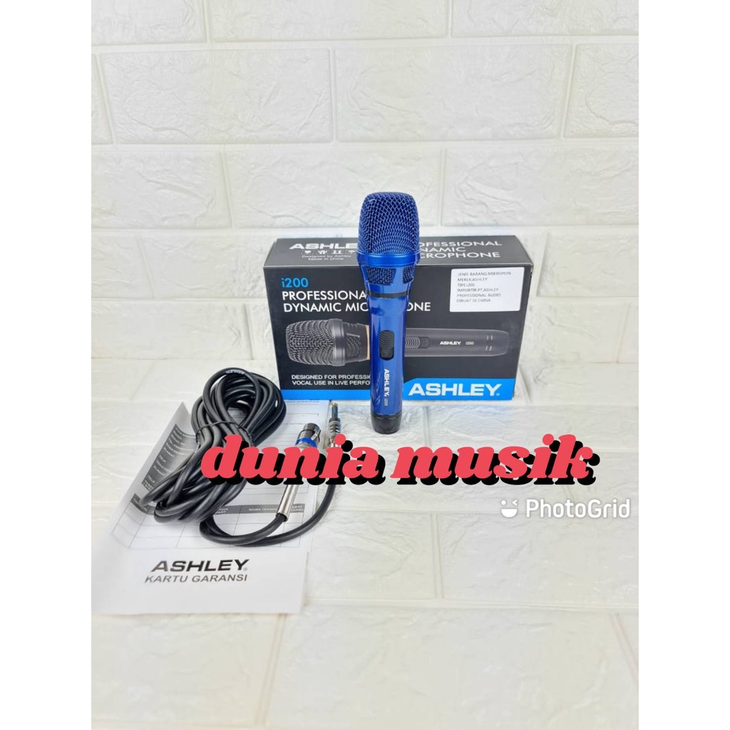 Jual mic kabel ashley i200 i 200 original dm voice dmvoice | Shopee ...