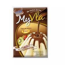 Jual NUTRIJELL My Vla Bubuk Vla Instant Cokelat 60 gram / Coklat My Vla ...